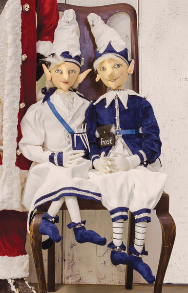 Julie & Jack Frost Dolls by Joe Spencer Gathered Traditions Christmas ...