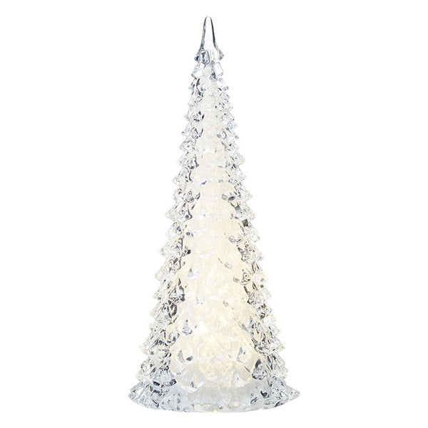 Lighted Ice Tree, 12" - TheHolidayBarn.com