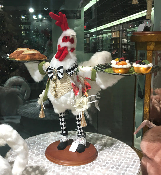 Mark Roberts Rooster with Patters | 2 Tray Server - Funny ...