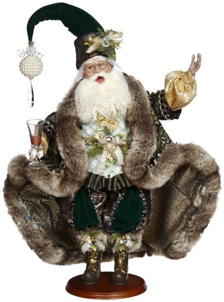 Mark Roberts Santa's Stylin' | Elegant Santas - TheHolidayBarn.com