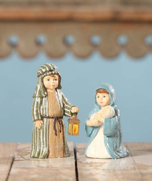 Mary And Joe Joe | Joseph, Jesus Nativity Figurines by Bethany Lowe ...