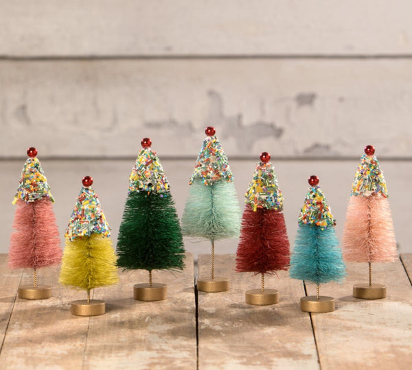 Mini Cupcake Trees with Frosting & Sprinkles | Bethany Lowe Christmas ...