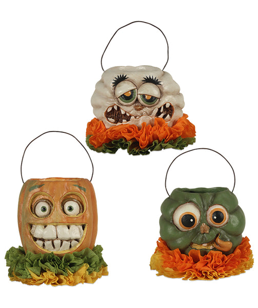 Monster Mash Buckets | Funny Cute Halloween Decorations | Bethany Lowe ...