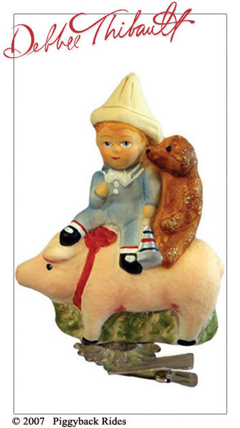 Piggy Back Rides - TheHolidayBarn.com