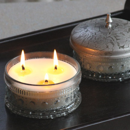 Powder Box Candle in Floral Scents | Himalayan Candle Company ...
