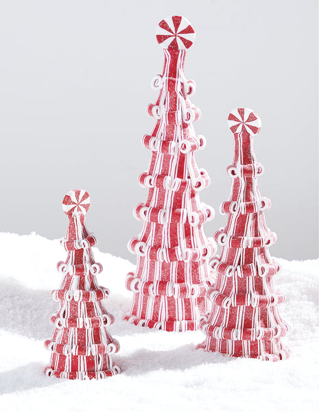 Red & White Candy Trees | Candy Christmas Theme Decorations ...
