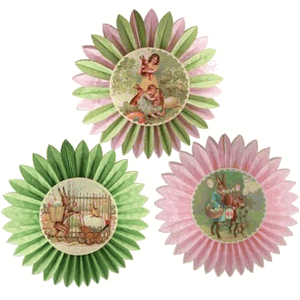 Spring Tissue Paper Rosettes | Bethany Lowe - TheHolidayBarn.com