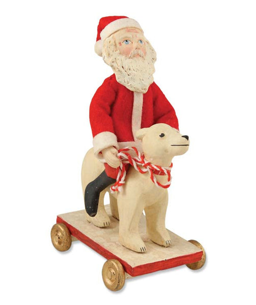 Santa’s Polar Pull Toy | Allen Cunningham - TheHolidayBarn.com