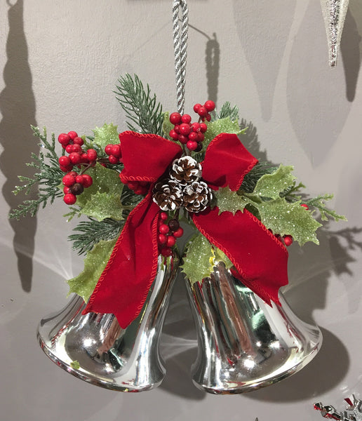 Silver Bells Ornament | Traditional Christmas Decorations ...
