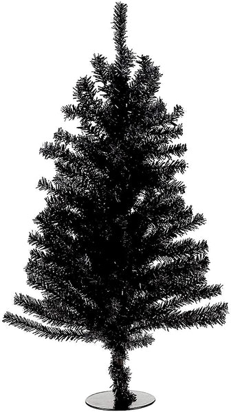 Small Black Halloween Tree - TheHolidayBarn.com