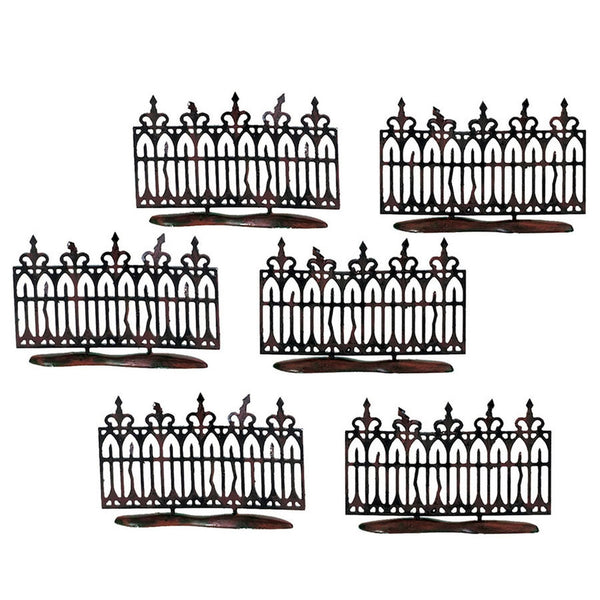 Spooky Wrought Iron Fence | Creepy Halloween Village Accessories ...