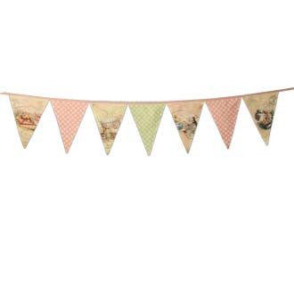 Spring Pennant Garland | Bethany Lowe - TheHolidayBarn.com