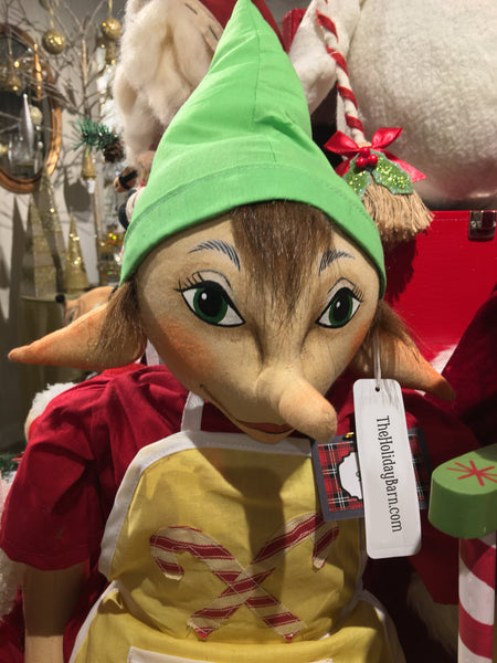 Stuart Elf | Joe Spencer Christmas Elves | Gathered Traditions Dolls ...
