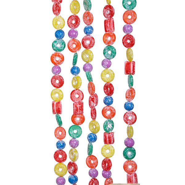 Sugared Hard Candy Garland | Colorful Plastic Candies Christmas ...