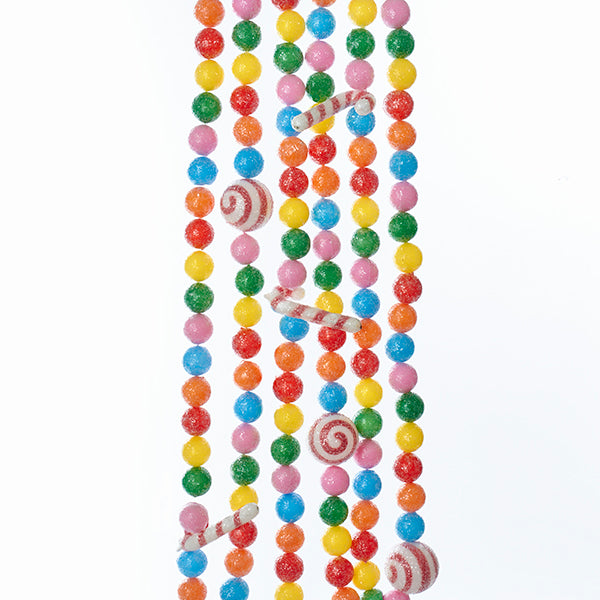 Sweet Shoppe Candy Garland | Colorful Sour Ball Christmas Garlands ...