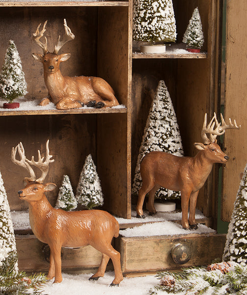Vintage Reindeer Figures | Bethany Lowe Christmas Deer 2018 ...