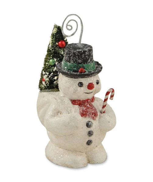 Vintage Snowman Ornament Placecard Holder Bethany Lowe - TheHolidayBarn.com