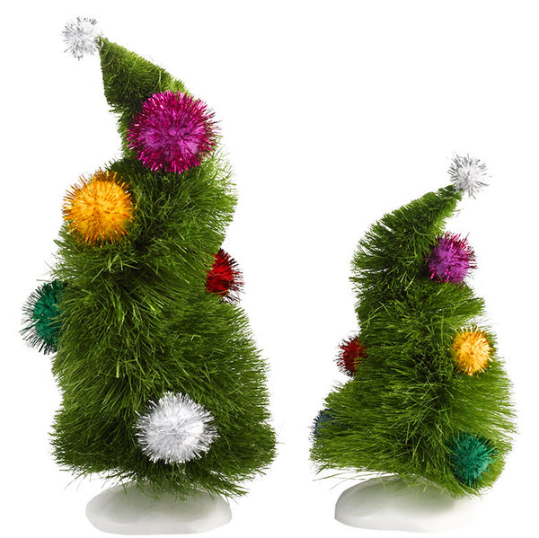 Wonky Trees | Whimsical Tabletop Christmas Trees - TheHolidayBarn.com